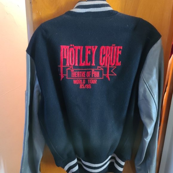 Jackets & Coats | Rare Vintage Motley Crue Theatre Of Pain World Tour ...